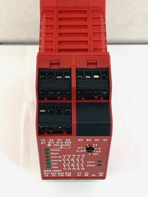 Allen Bradley Guard Master Model MSR138DP (440R-M23143B) Safety Relay ...