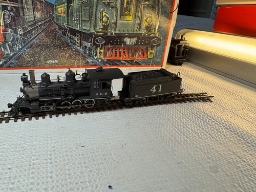 🚂 HOn3 PRECISION SCALE/ IRON HORSE RGS 2-8-0 BRASS C-19 STEAM LOCO #41🚂 ...