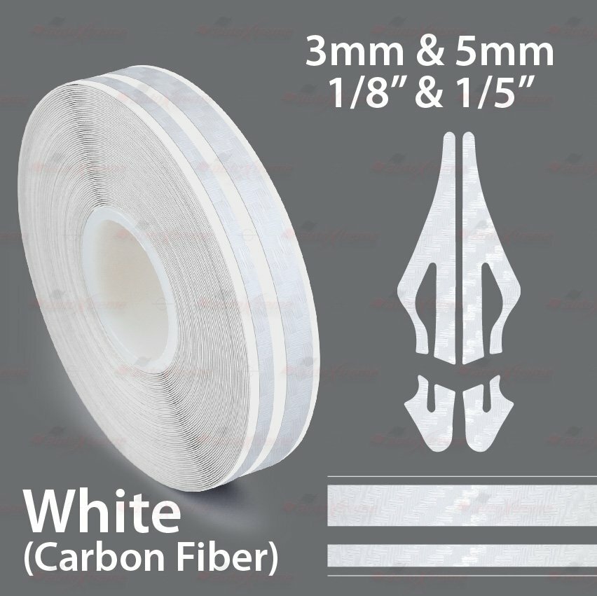 3mm 5mm 9/16" PIN STRIPE Car Model RTV Twin PinStriping Decal TAPE ...