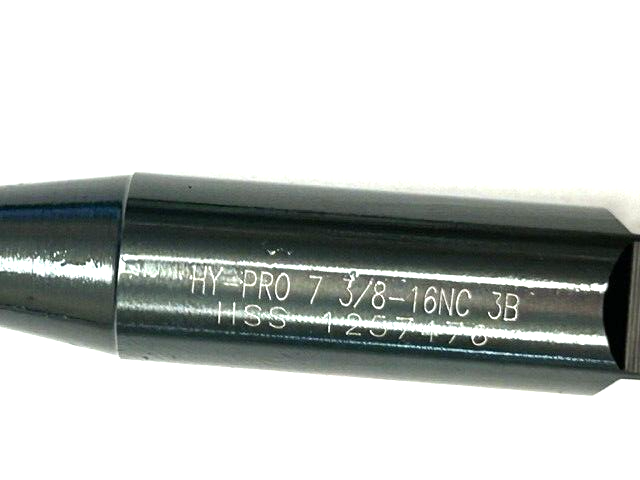 3/8-16 HYPRO-7 3FLUTE SPIRAL POINT PLUG TAP BLACK OXIDE OSG 2881001 ...