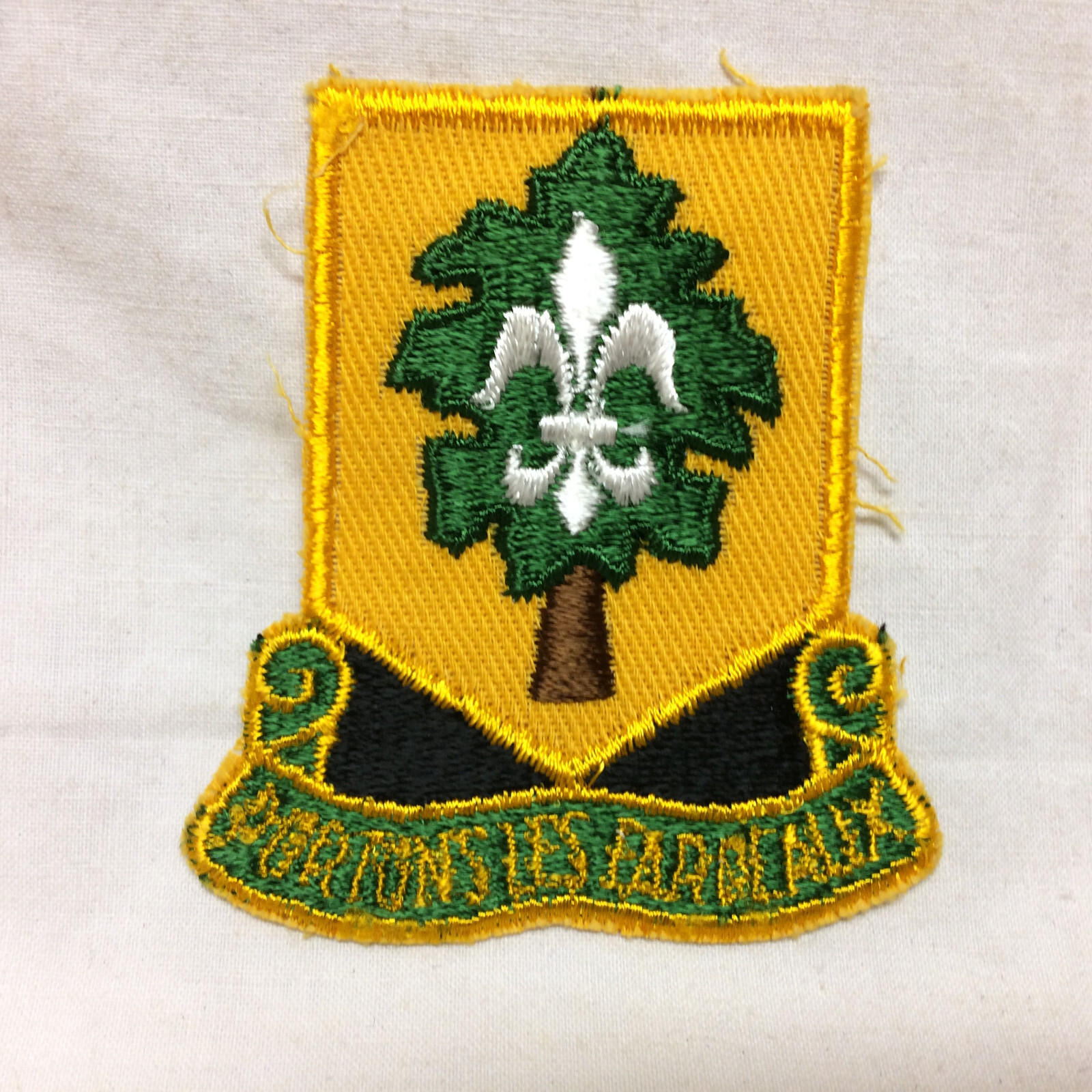 Military Patch Badge Army S&T Battalion Orange Back Variant app 3" tall ...