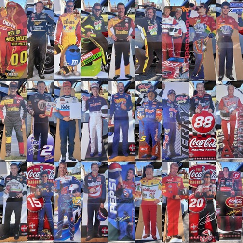 LOT of 29 Nascar Standee Stand Up Cardboard Cutouts Store Displays Life ...