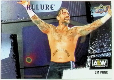 2022 UPPER DECK ALLURE AEW #117 CM PUNK BASE CARD NM | eBay