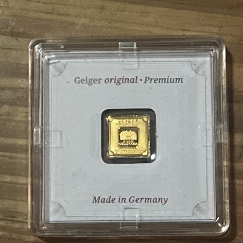 1 gram .9999 Fine Gold Bar - Geiger Edelmetalle (Encapsulated w/Assay)🔥 ...