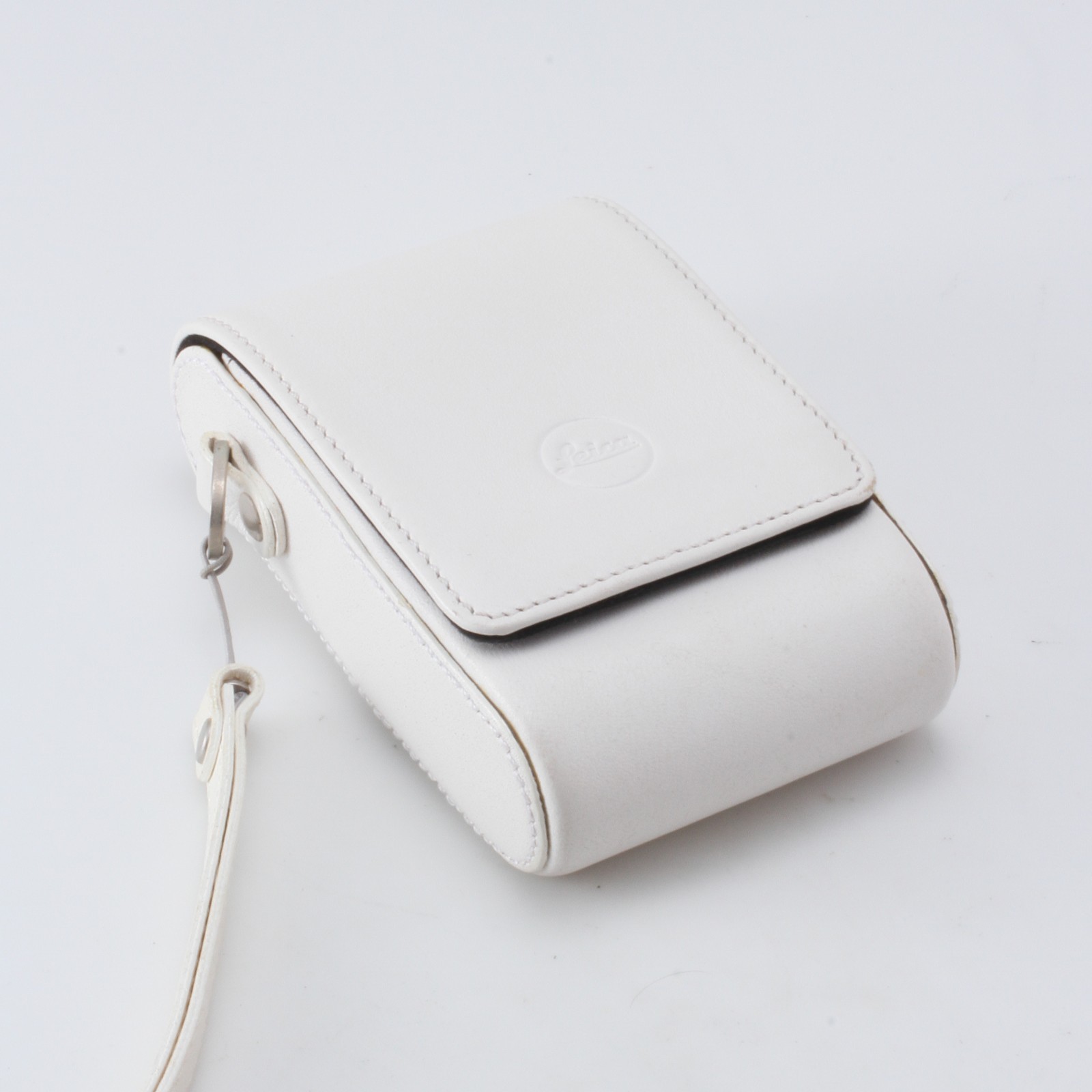 【NEAR MINT】Leica genuine camera white Leather Case for C-LUX 2 Shoulder ...