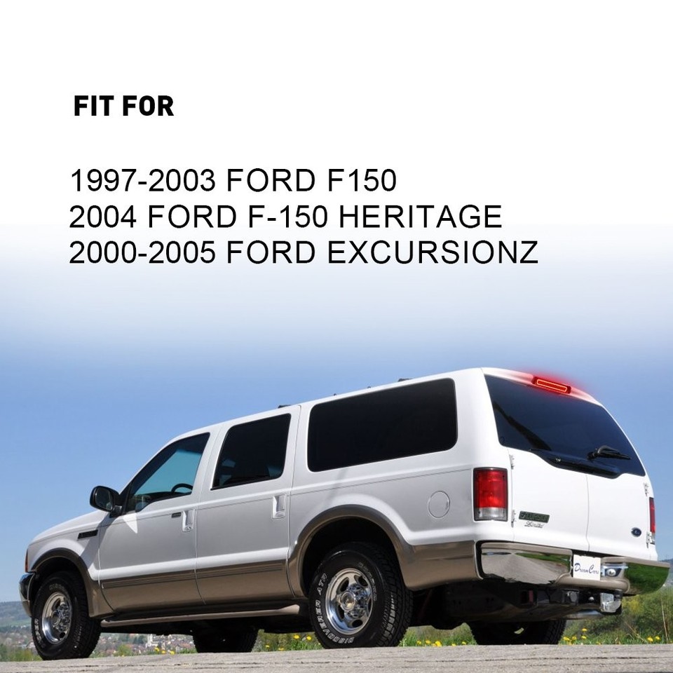 For 97-2003 Ford 00-05 F150 Ford Excursion LED 3rd Third Brake Lights ...