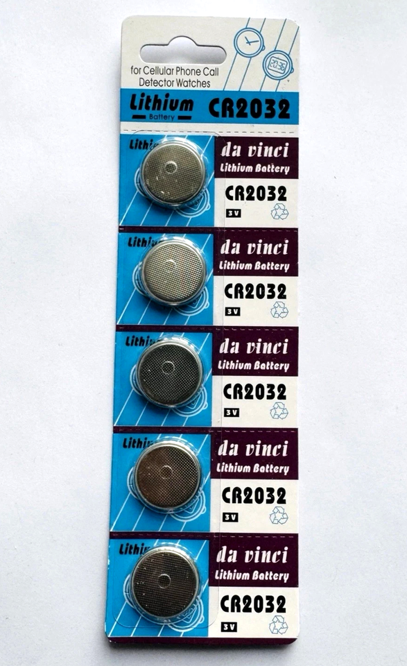 5X CR2032 Battery Lithium Coin Cell 3V Battery Brand New UK Seller exp ...