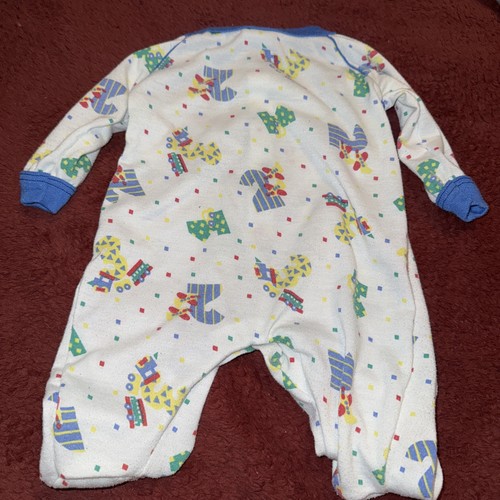 Spencers Play Set Baby Boy Romper 1 2 3 Train Vintage Small Under 11lbs ...