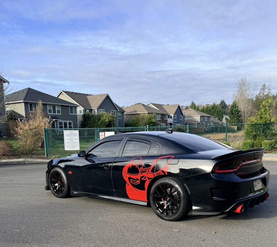 Scat pack Bee Logo Graphic SRT Hellcat Charger Challenger | eBay