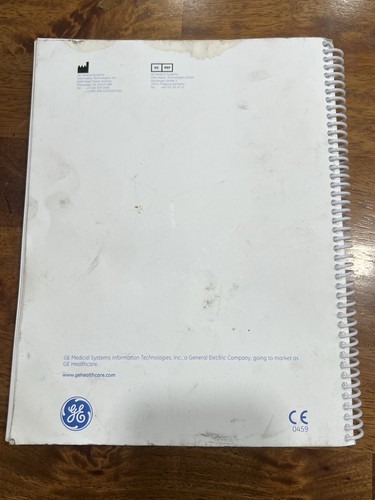 GE MAC 2000 ECG Analysis System Operators Manual 2053535-002 Owners ...