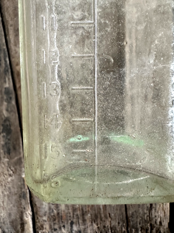 Vintage DODGE Embalming Fluid Bottle Empty Clear Glass 8" 16 oz ...