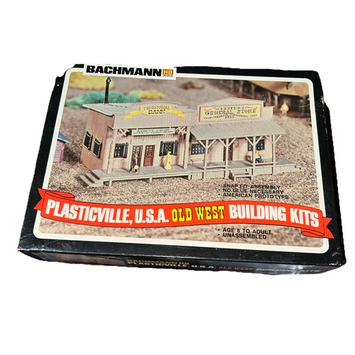 Vintage Model Train Bachmann Plasticville USA Old West Building Kit ...