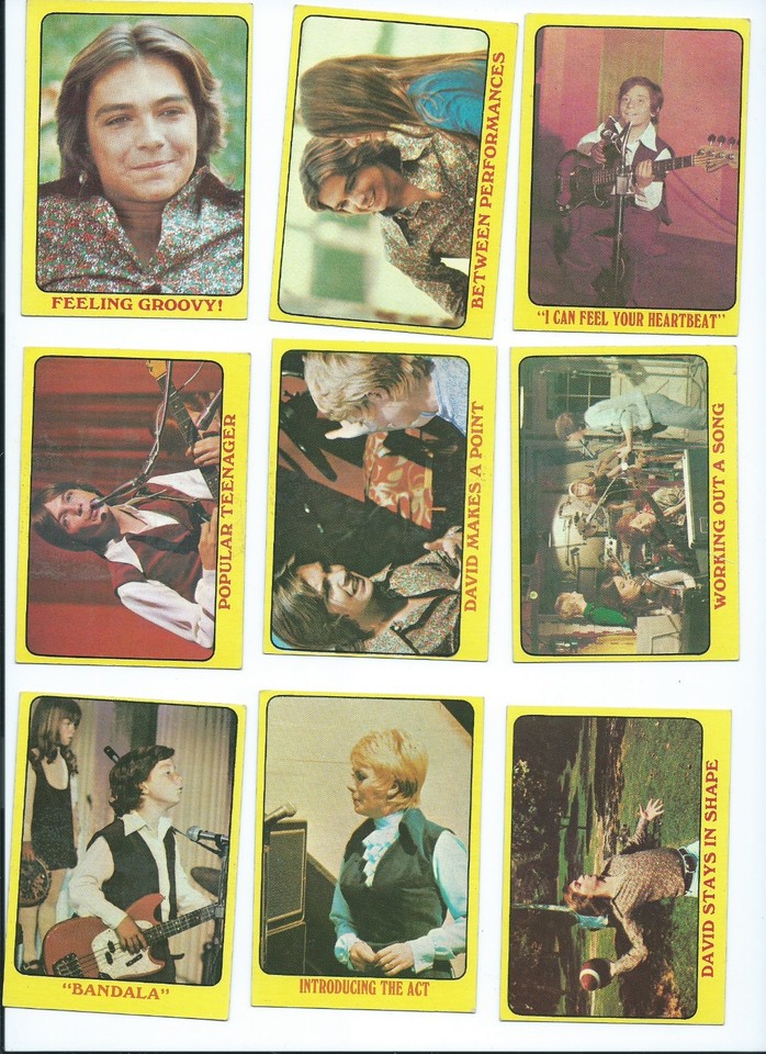1971 -- PARTRIDGE FAMILY -- Complete 55 trading card set -- Series 1 | eBay