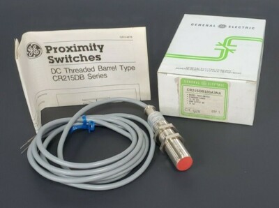 NIB GENERAL ELECTRIC CR215DB18SA3NA BARREL PROX SWITCH 10-30 VDC 18MM ...
