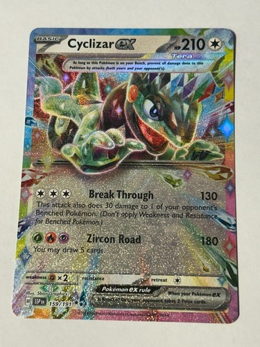Cyclizar ex 159/191 Pokemon Sv08: Surging Sparks Double Rare Holo | eBay