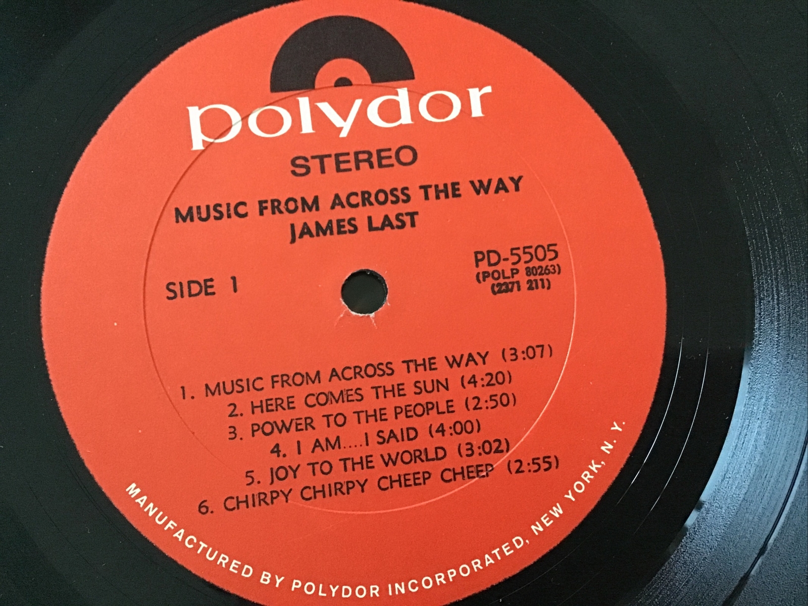 James Last -Music From Across The Way 12” Vinyl LP Album Record 1972 | eBay