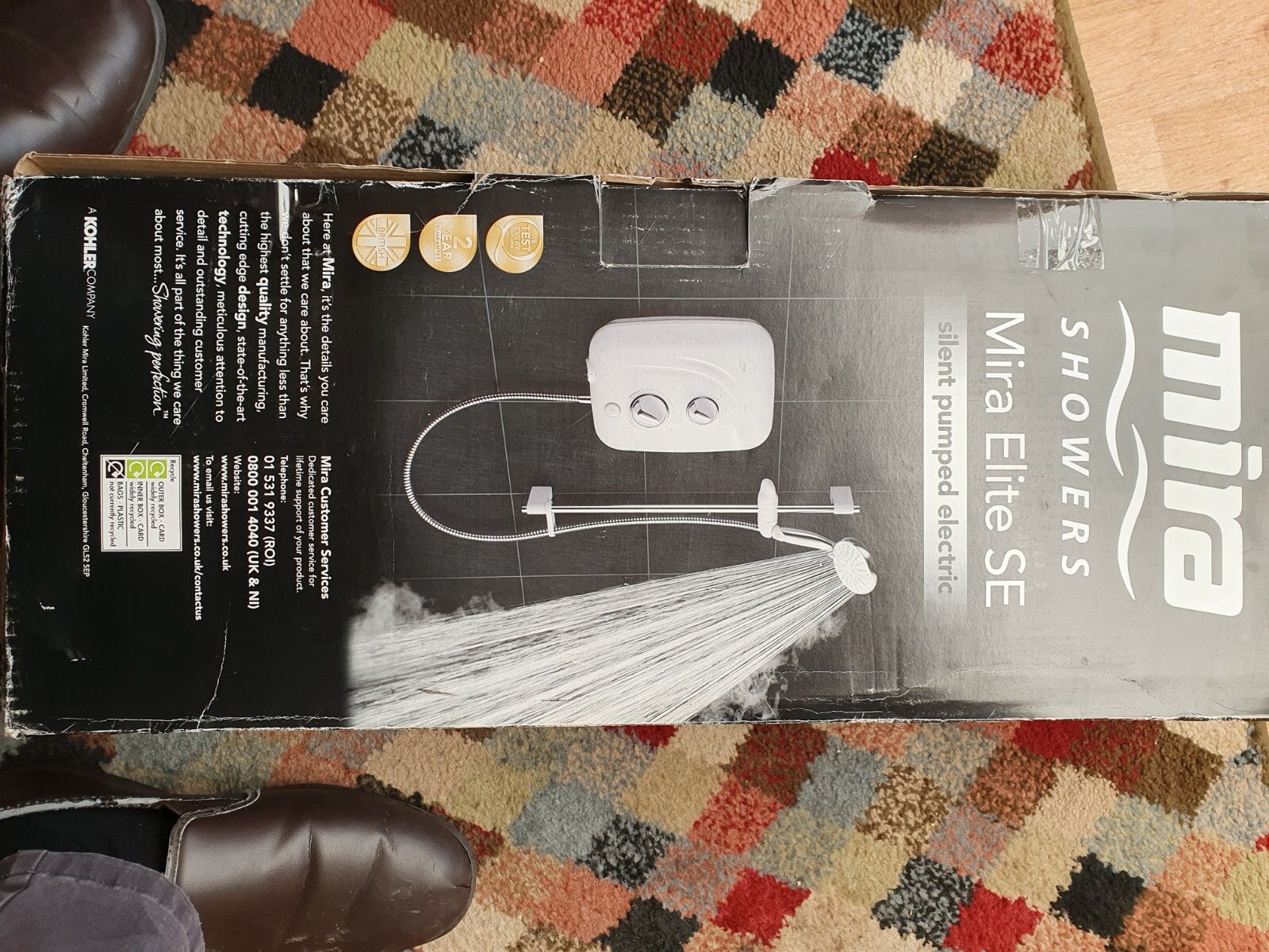 Mira Elite SE Pumped Electric 9.8kW Shower - White/Chrome (1.1941.001 ...