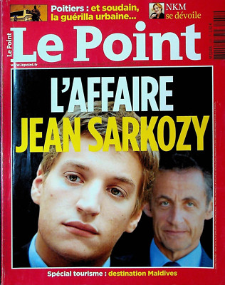 Le Point Magazine October 15 2009 Jean Sarkozy Frederic Mitterrand ...
