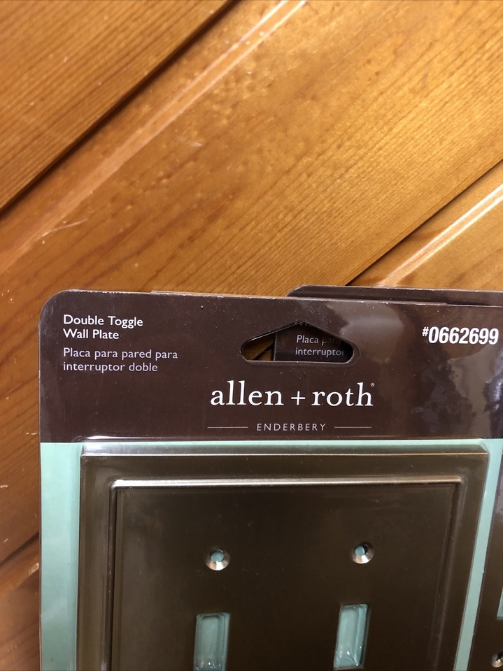 Lot Of 3 Allen+Roth Light Wall plate Switchplate Covers Champagne ...