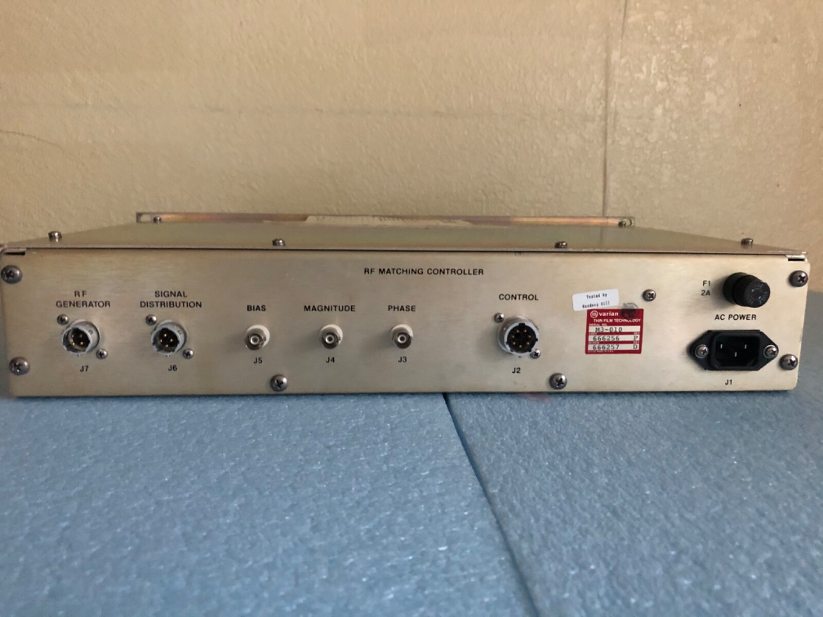 VARIAN RF MATCH CONTROLLER , P/N : 0066625600 FOR VARIAN IMPLANTER ...