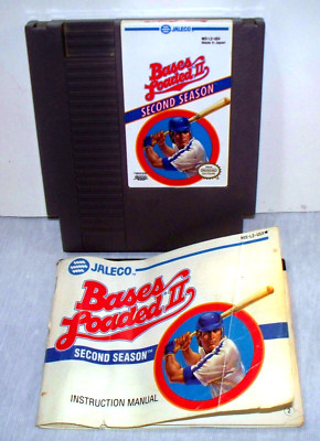 Bases Loaded II Second Season Nintendo 1987 NES Tested Cleaned Working ...