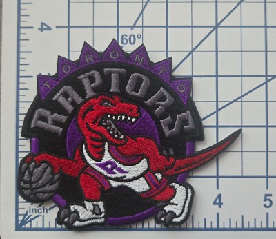 Toronto Raptors Purple 3 3/4" Iron On Embroidered Patch ~Free Tracking ...