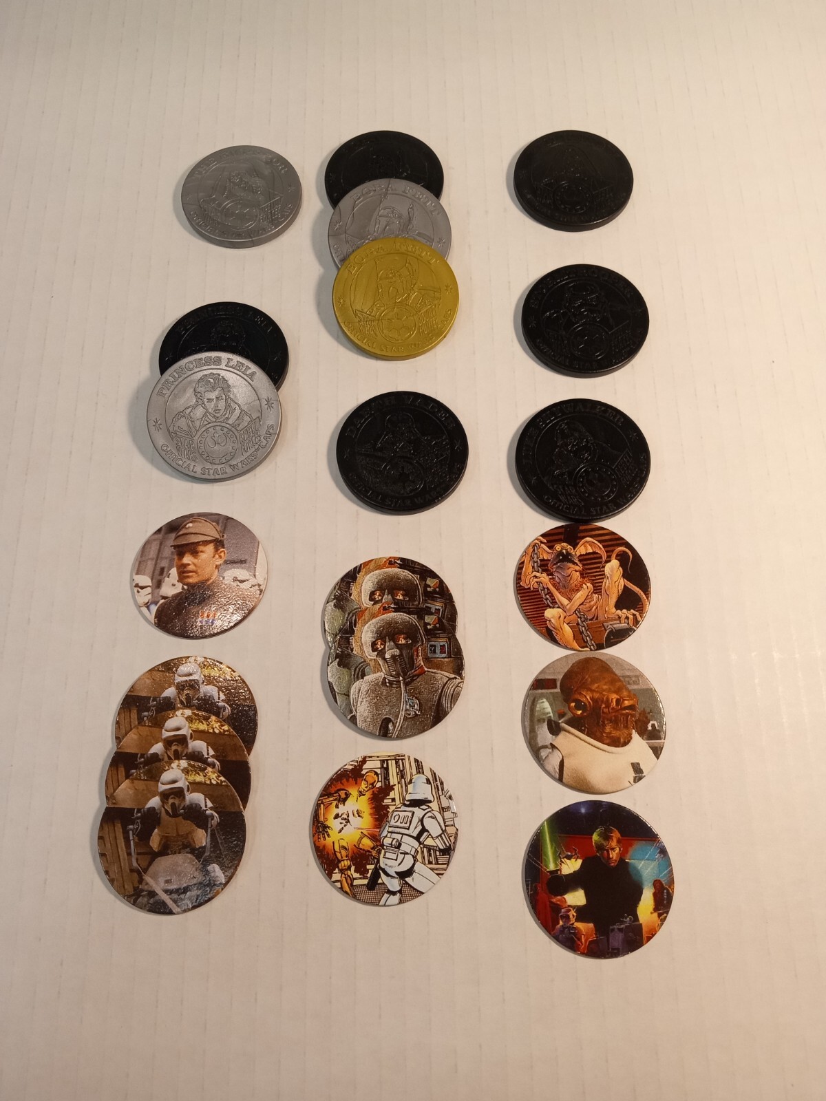 90s Star Wars Pogs Lot of Plastic Slammers | eBay
