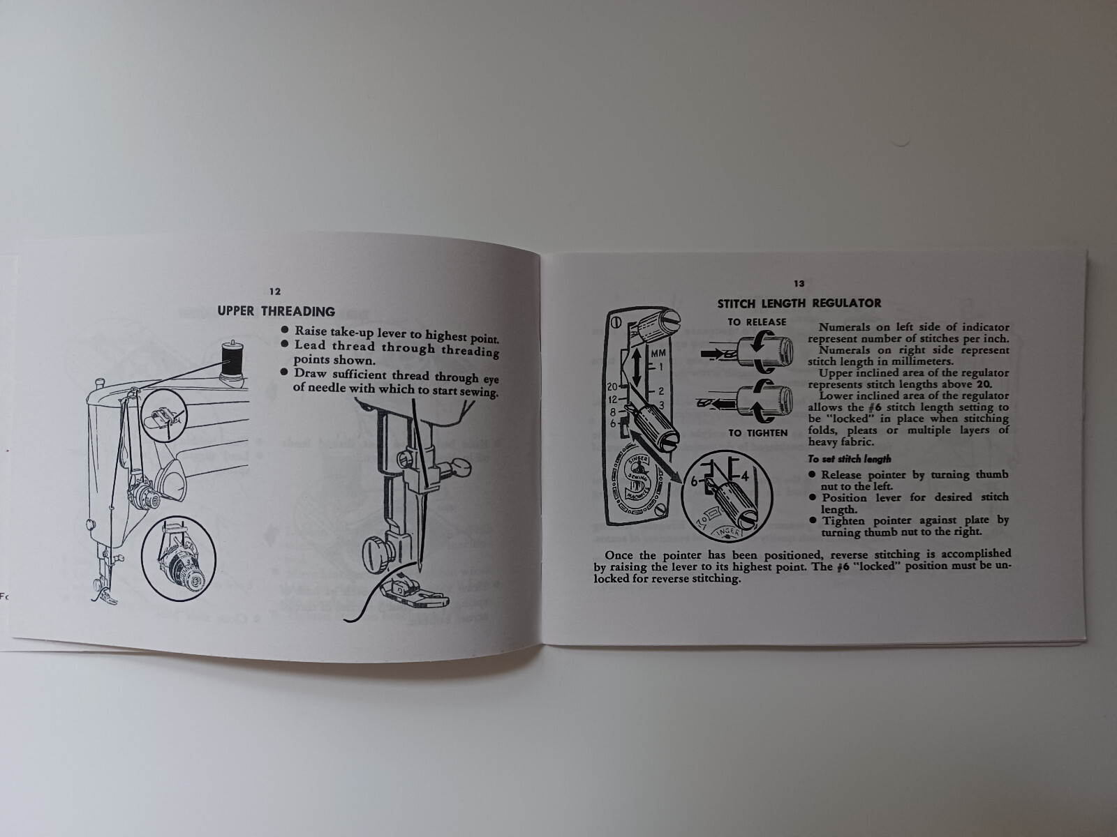 Singer 329 Style-O-Mate Sewing Machine Owners Manual Color Reproduction ...