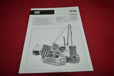 Caterpillar 571G Pipelayer For 1991 Dealer Brochure DCPA11 | eBay
