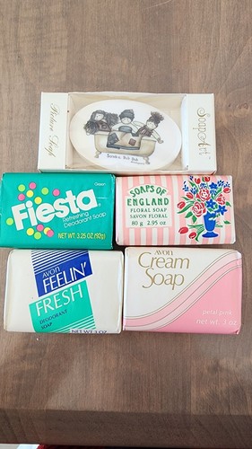 5 Bars Mix Lot Avon Cream Soap & Feelin Fresh & Fiesta Deodorant Soap ...