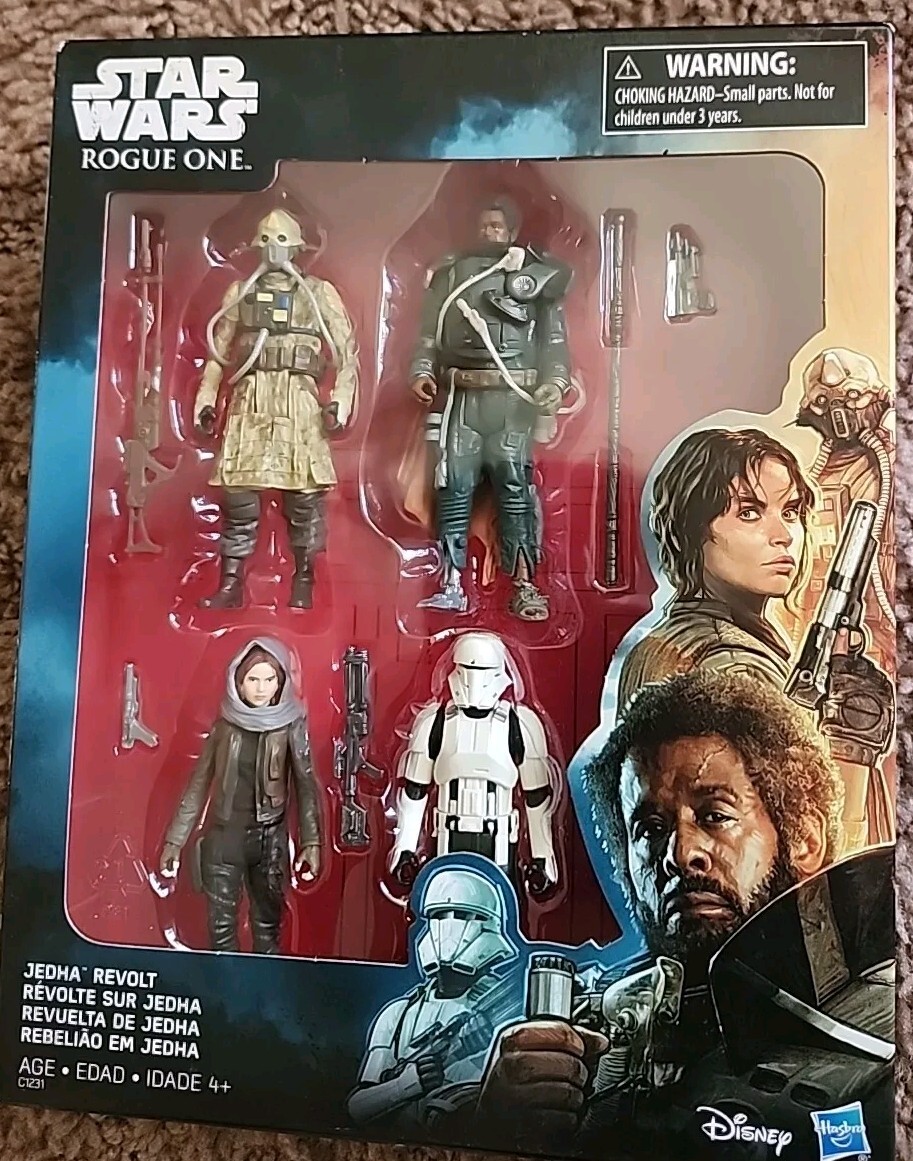 STAR WARS ROGUE ONE JEDHA REVOLT 4 FIGURE SET BRAND NEW FAST SHIPPING ...