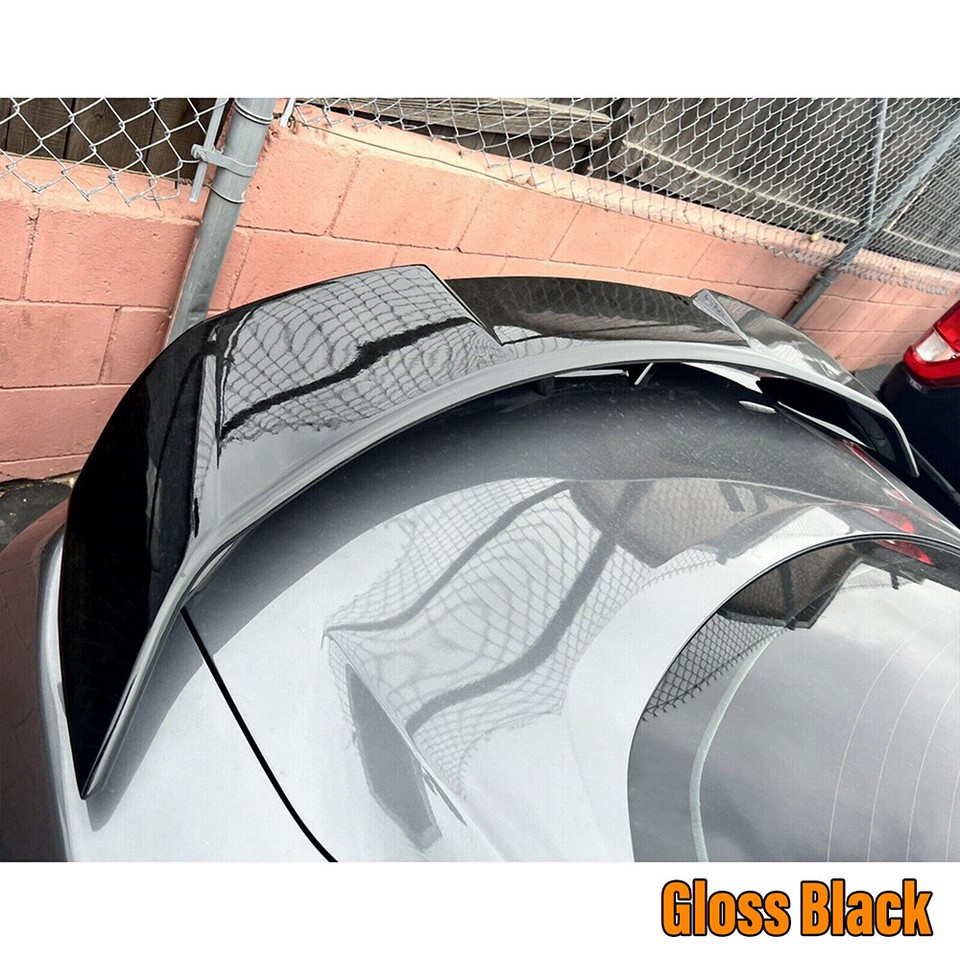 Rear Trunk Spolier Wing For 2015-2022 Ford Mustang S550 Glossy Black GT ...