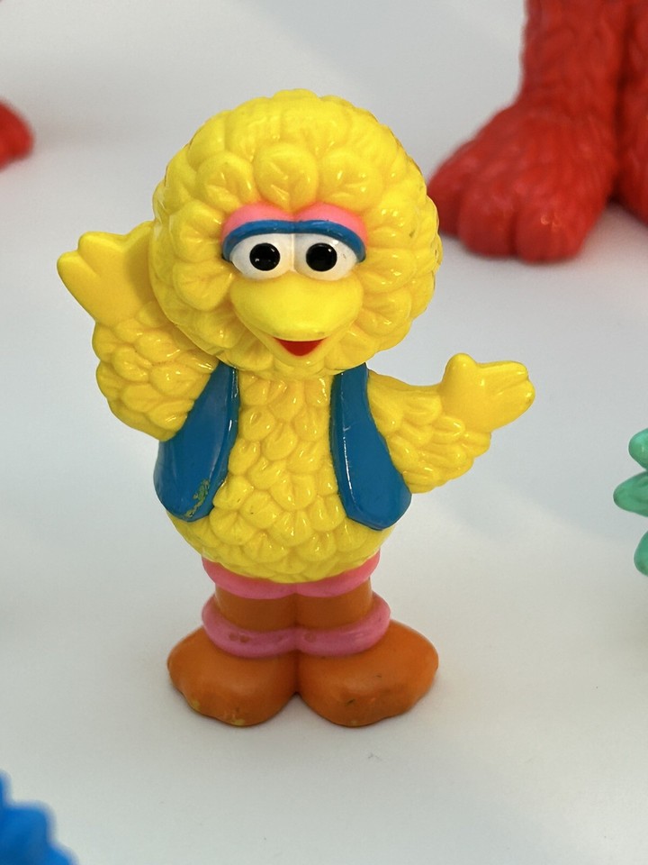 10 Sesame Street Muppets Figures Oscar Grover Abby Cookie Big Bird ...