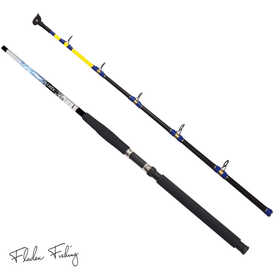 Fladen 7ft Celtic Boat Fishing Rod With Roller Tip Sea Fishing Tackle ...