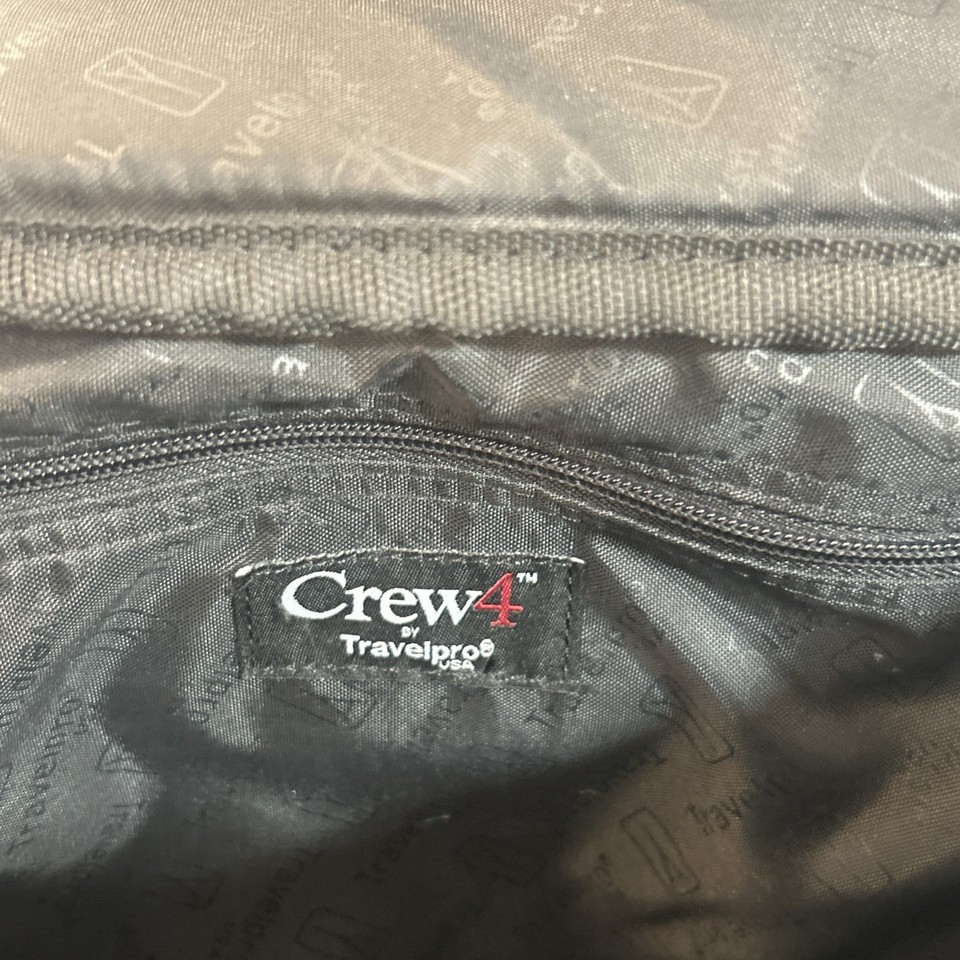 Travelpro Crew 4 Carry-On Duffle Weekender Bag Black Luggage Airplane ...