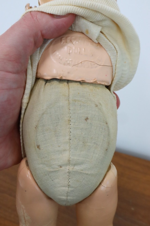 Antique Effanbee Grumpy WALK TALK SLEEP Doll Compo & Cloth 12" Creepy ...