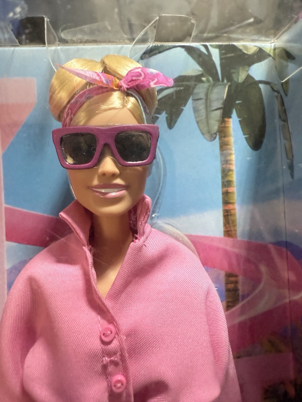 Barbie the Movie Collectible Doll Margot Robbie in Pink Power Jumpsuit ...