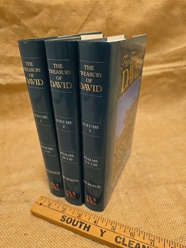 The Treasury of David by Charles H. Spurgeon - Volumes 1,2,3 Set ...
