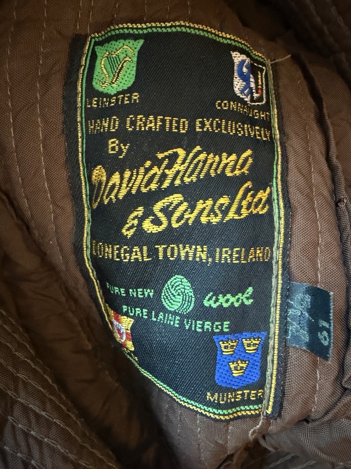 David Hanna & Sons Donegal Hats. Made in Ireland. Lot of 2! Both Size 7 ...