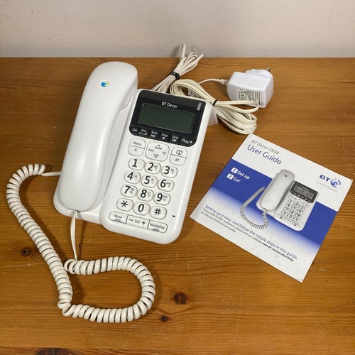 BT Decor 2500 Corded Home Phone Telephone & Answering Machine - Tested ...
