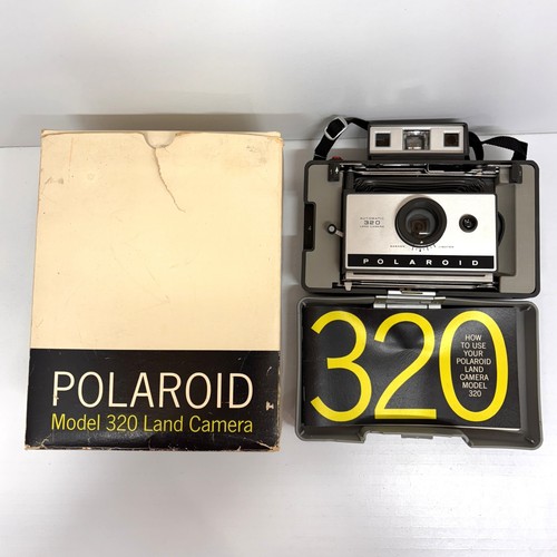 Vintage Polaroid Model 320 Instant Land Camera w/Manual in Original Box ...