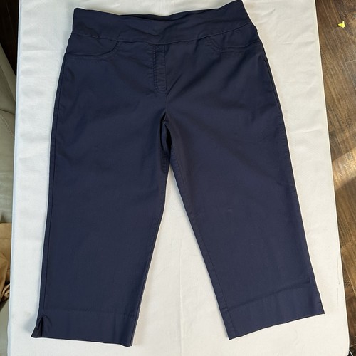 Ruby Rd. Women 16 Stretch Capri’s In Navy ! Comfort, Style , Casual | eBay