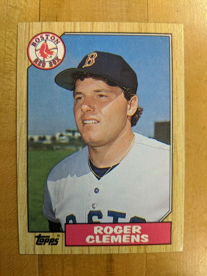 ROGER CLEMENS Topps 1986 1987 All Star 93 Donruss Baseball Cards Boston ...