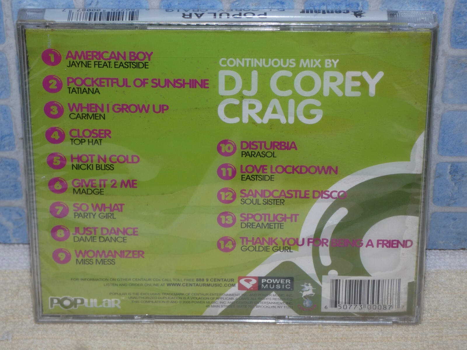 Popular, DJ Corey Craig, Brand New & Sealed CD Album | eBay