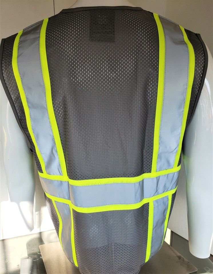 Two Tone High Visibility Reflective Safety Vest in various colors (X ...
