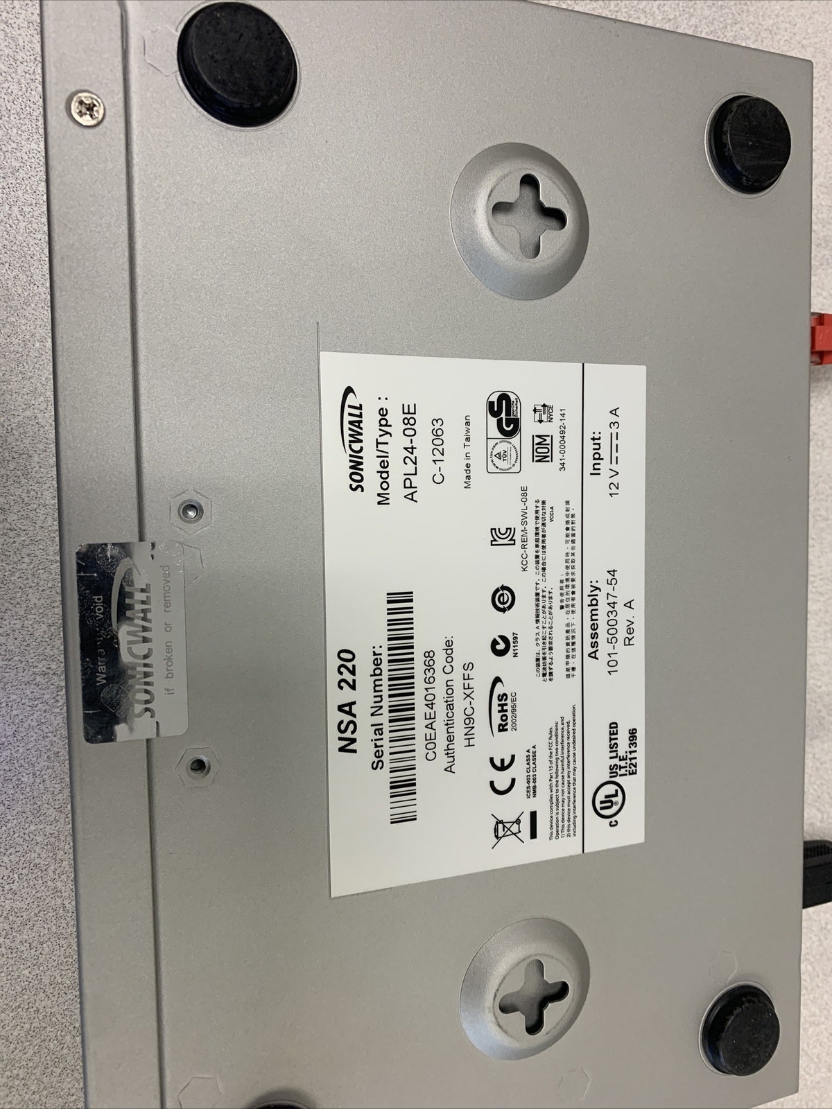 SonicWALL TZ 215 Network Security Firewall Appliance Apl24-08e for sale ...