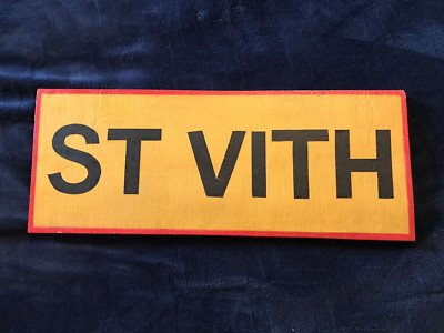 WWII WW2 Battle of the Bulge ST VITH Field Town Sign - REPRODUCTION | eBay