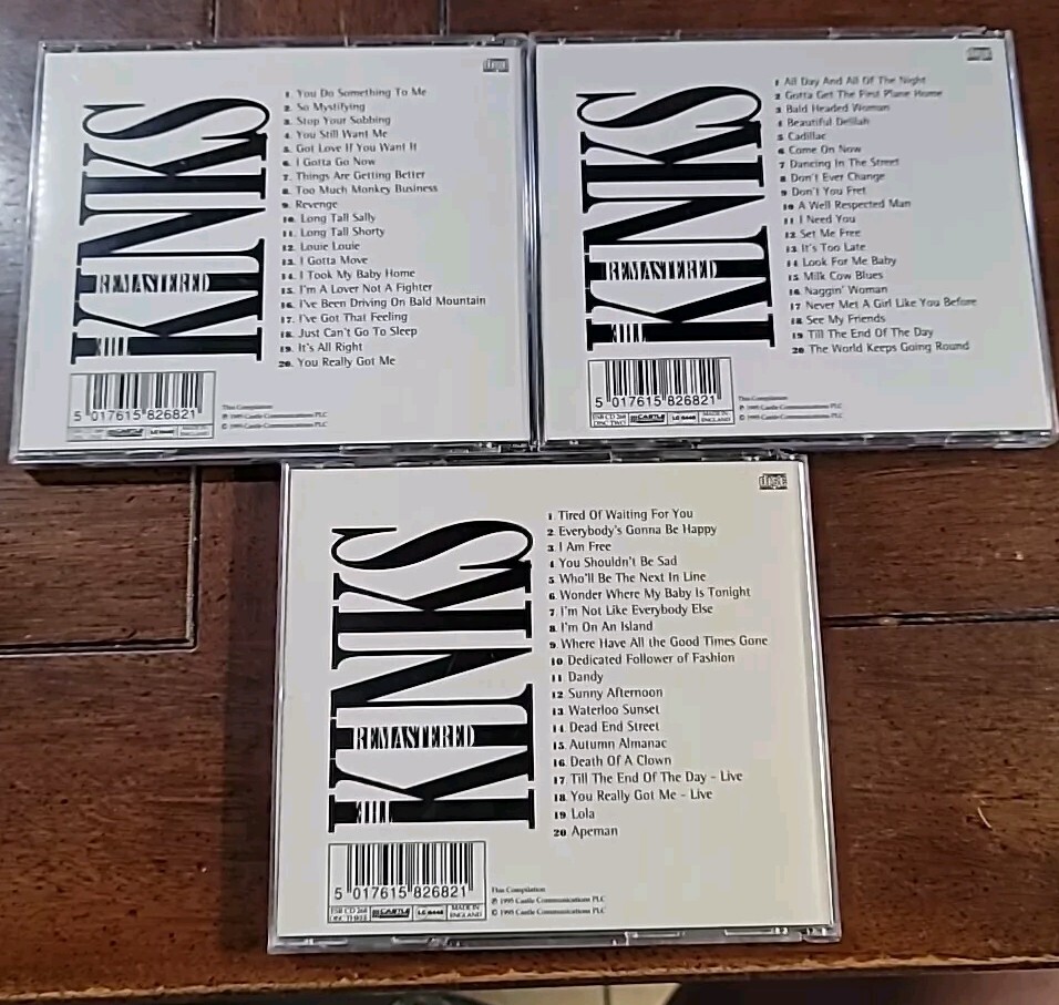 THE KINKS - Remastered - 3 CD - Import Set - Complete | eBay