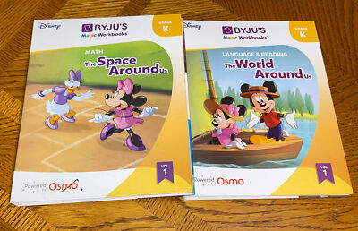 2 BYJU'S Magic Workbooks Disney Kindergarten Math Language & Reading | eBay