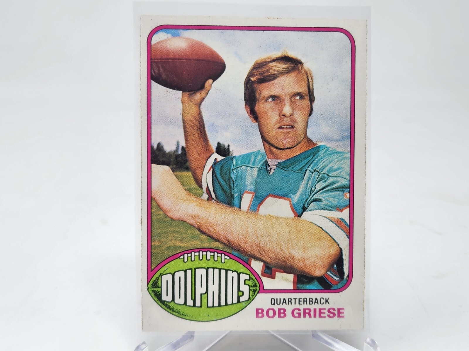 1976 Topps Football Bob Griese Card #255 NM | eBay